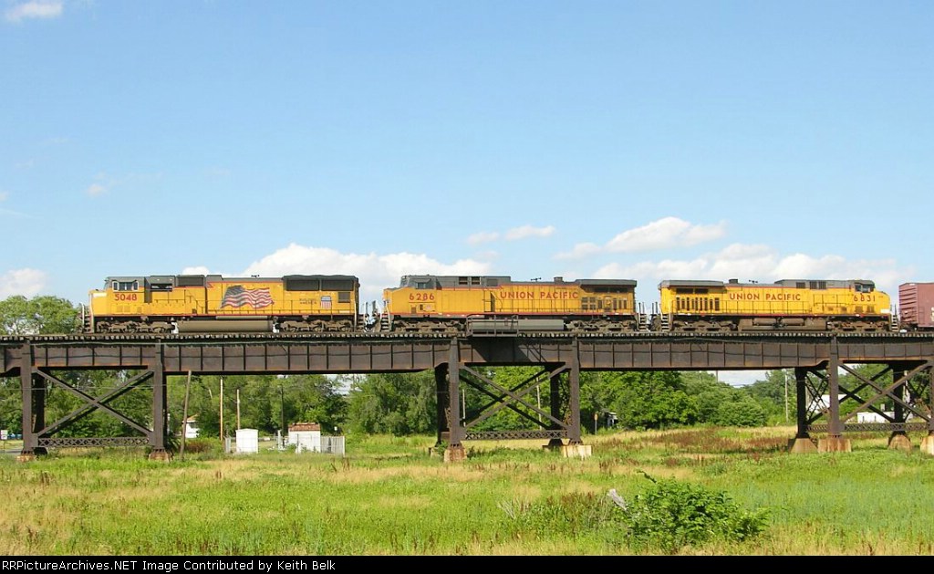 UP 5048, 6286 and 6831